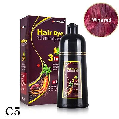 MEIDU Shampoo C3 DARK WINE RED | Livesienna